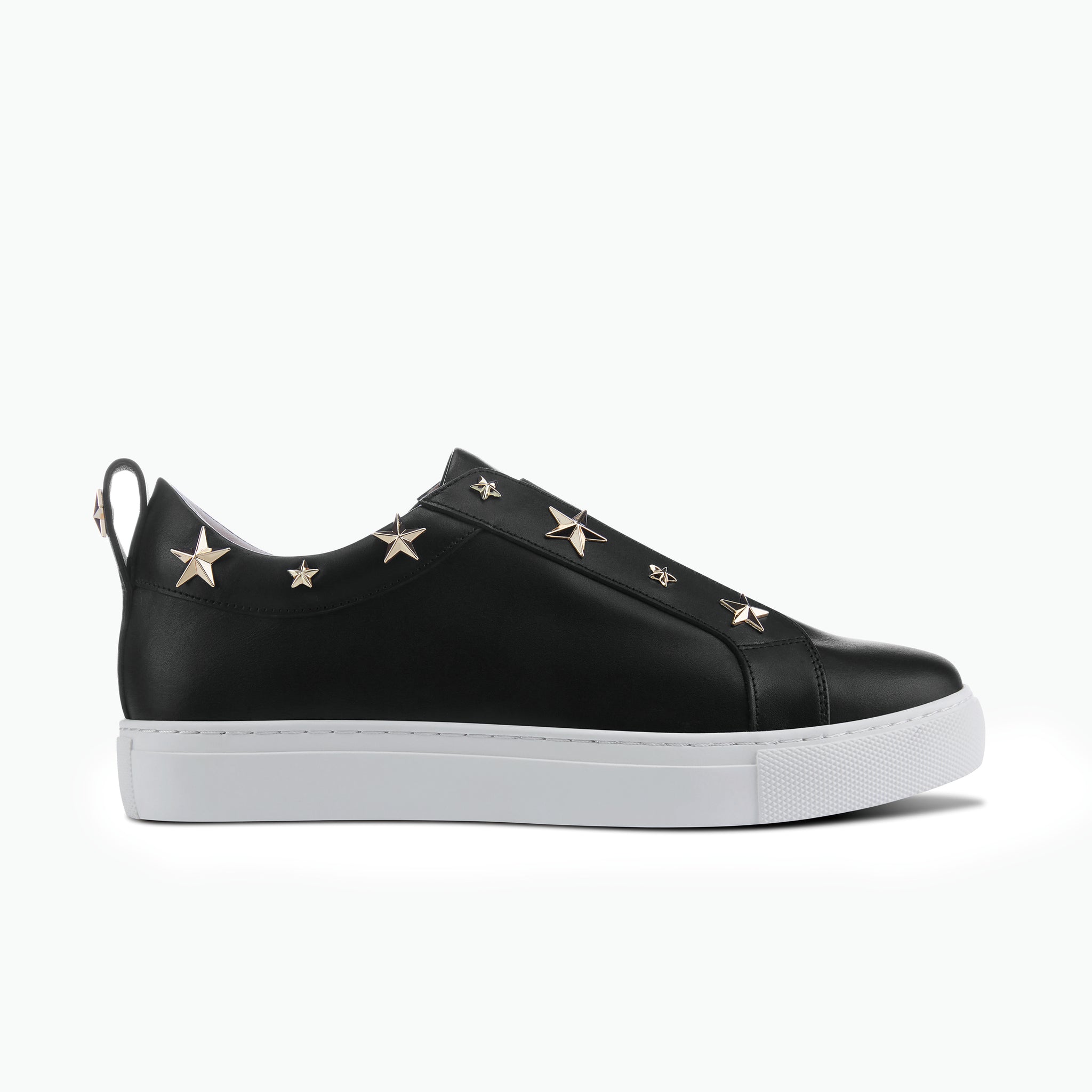 Felix Sneaker Black Leather Women’s Shoes NZ | Nicole Rebstock
